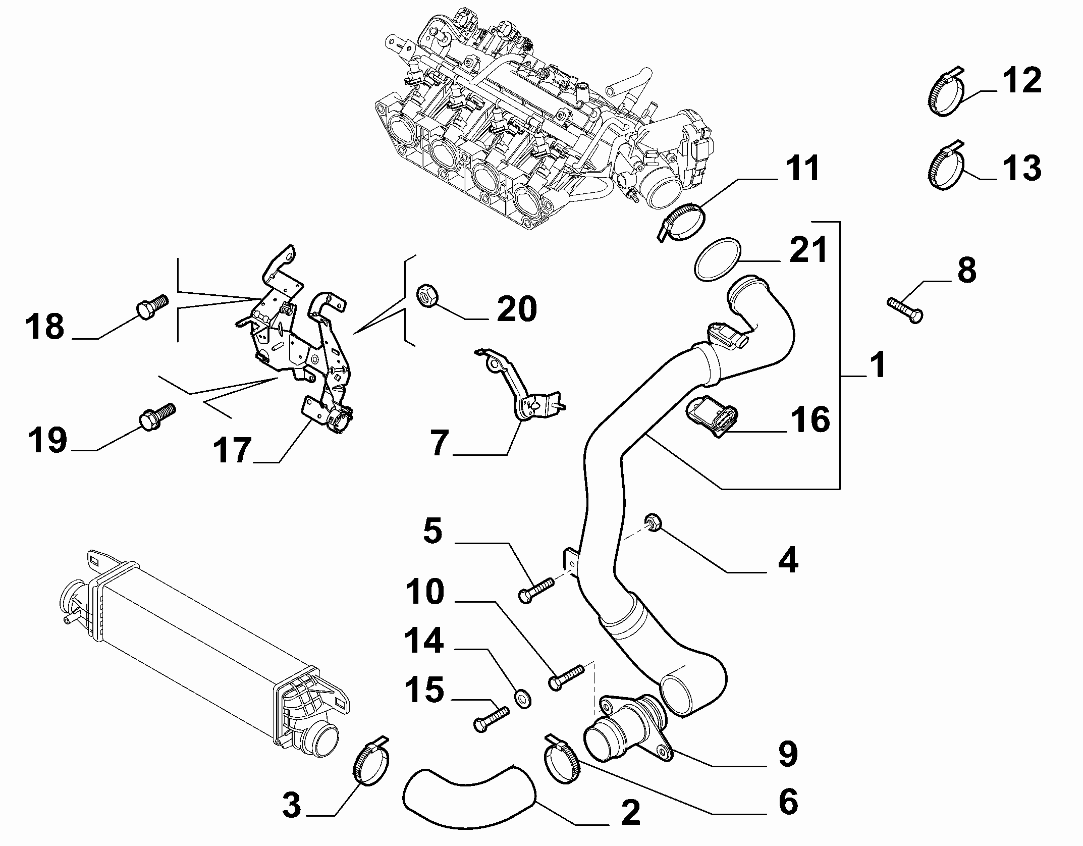 50517402 ALFA ROMEO GIULIETTA FLEX SLEEVE