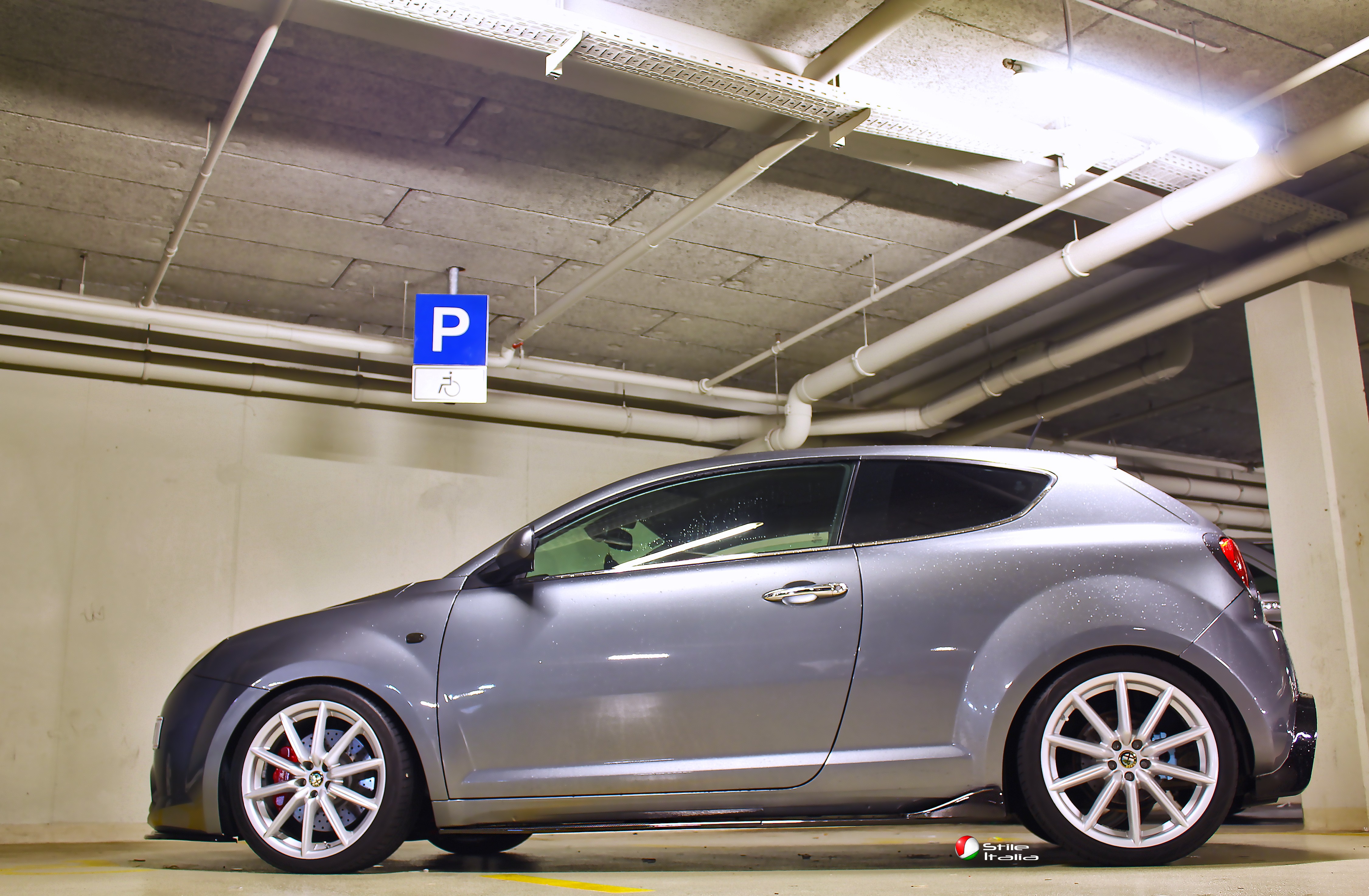 808ARMT06 ALFA ROMEO MITO SIDE LIPS UNDERSIDESKIRTS CARBON FIBRE