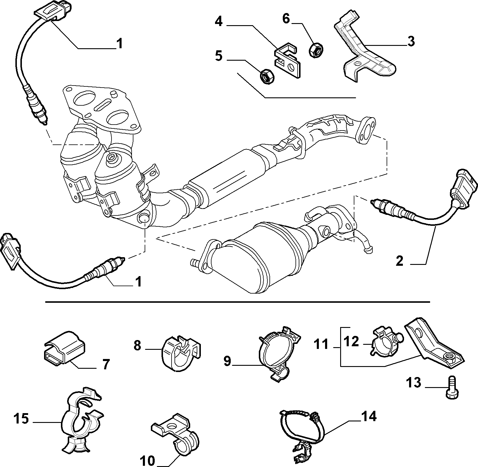 ALFA ROMEO GT CF3 OX SENSOR